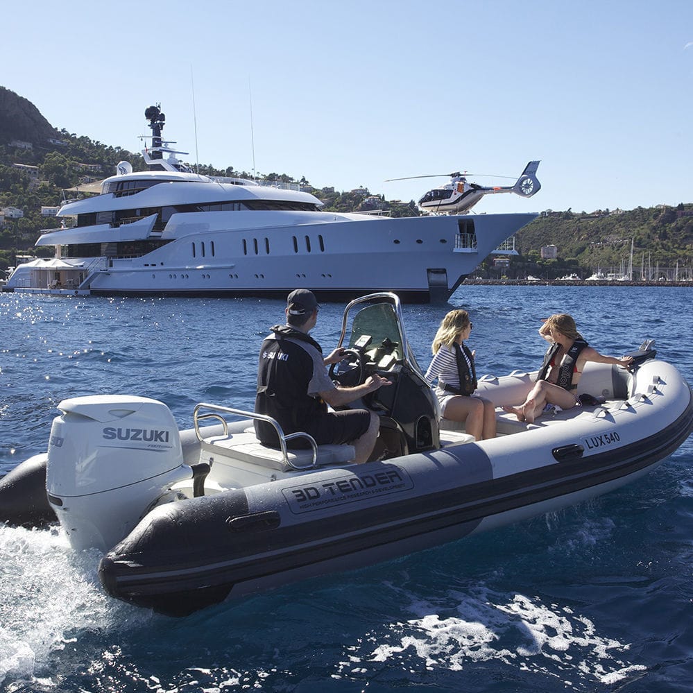 Outboard inflatable boat - DREAM 550 - 3D MARINE - rigid / open / center console