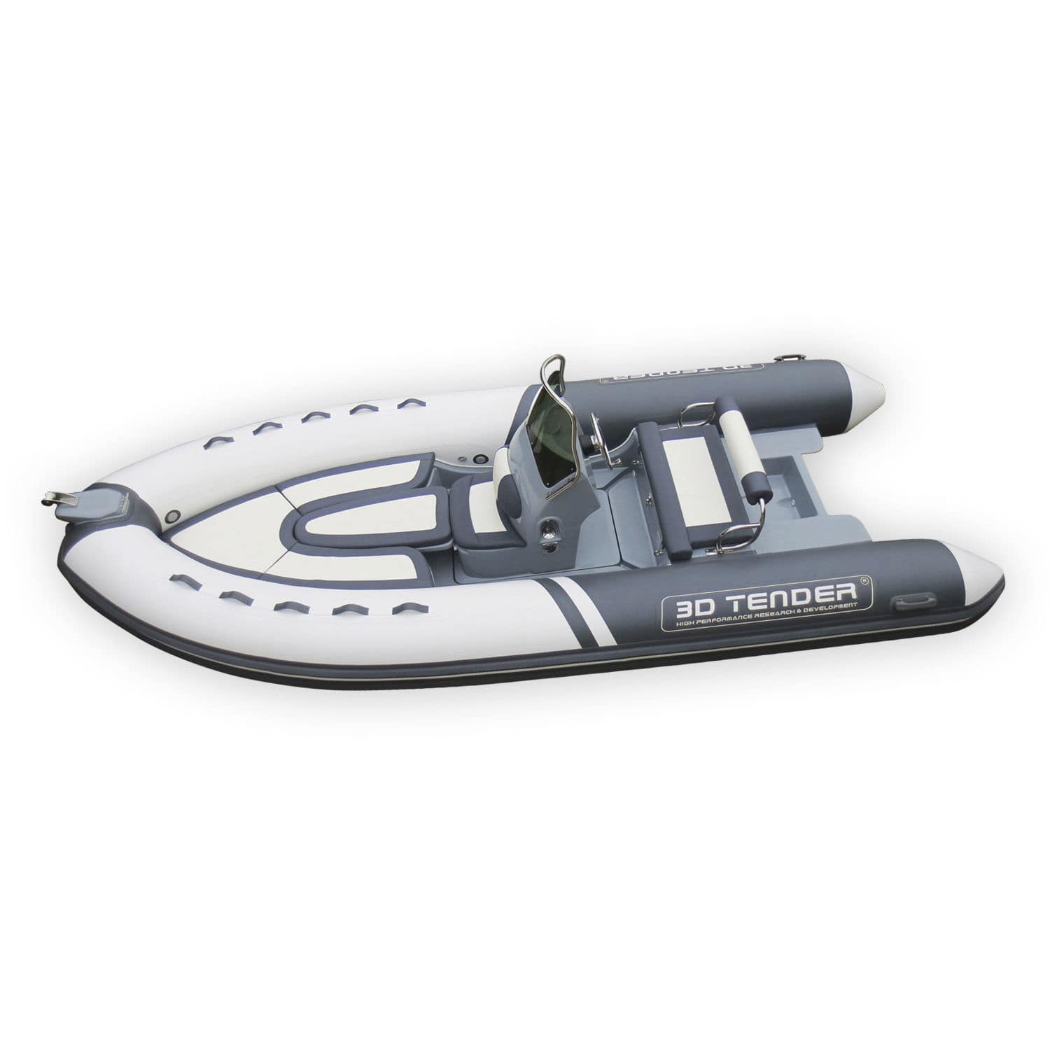 Outboard inflatable boat - DREAM 440 - 3D MARINE - rigid / open ...