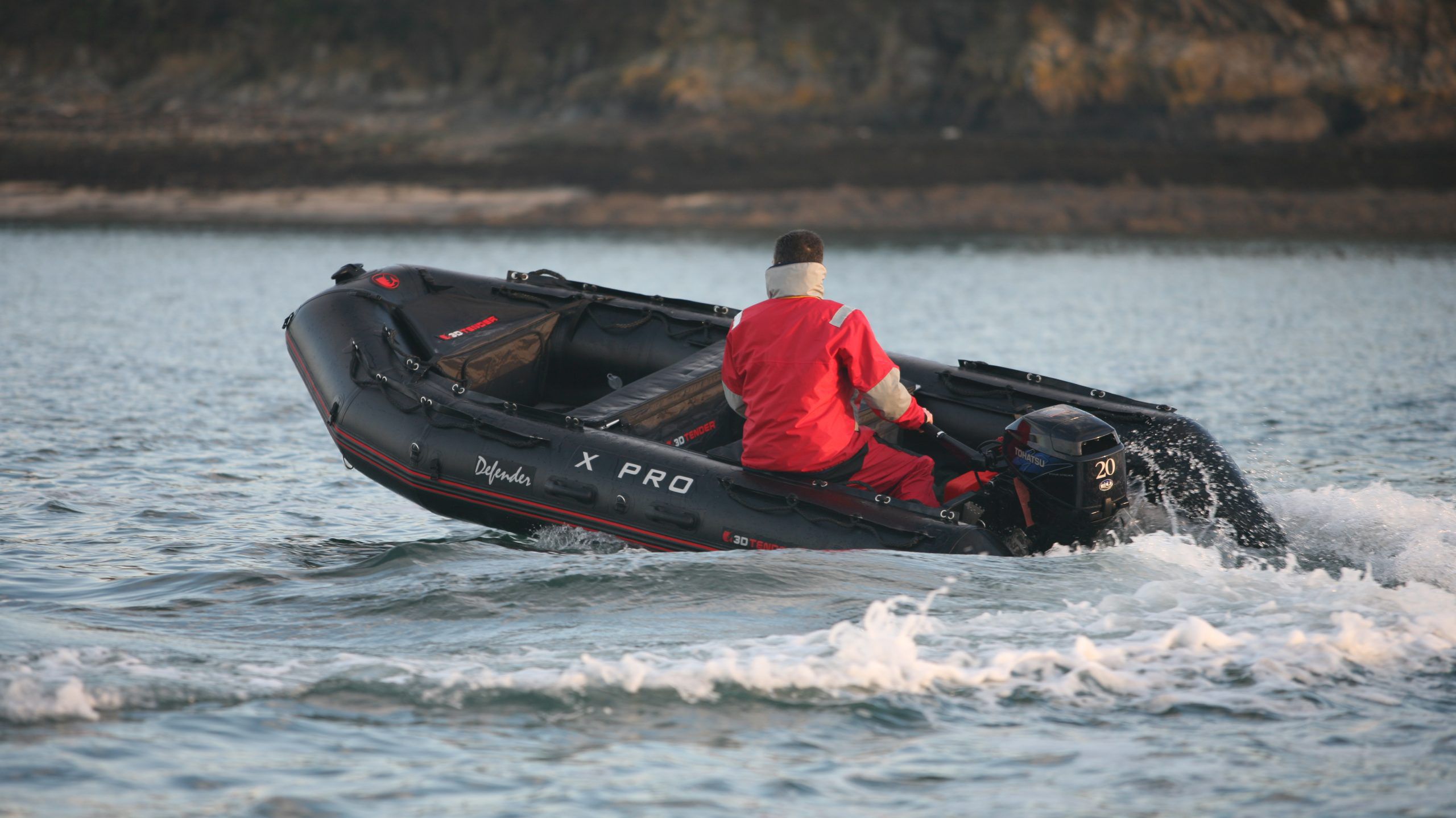 Outboard inflatable boat - HEAVY DUTY 500 - 3D MARINE - foldable / open ...