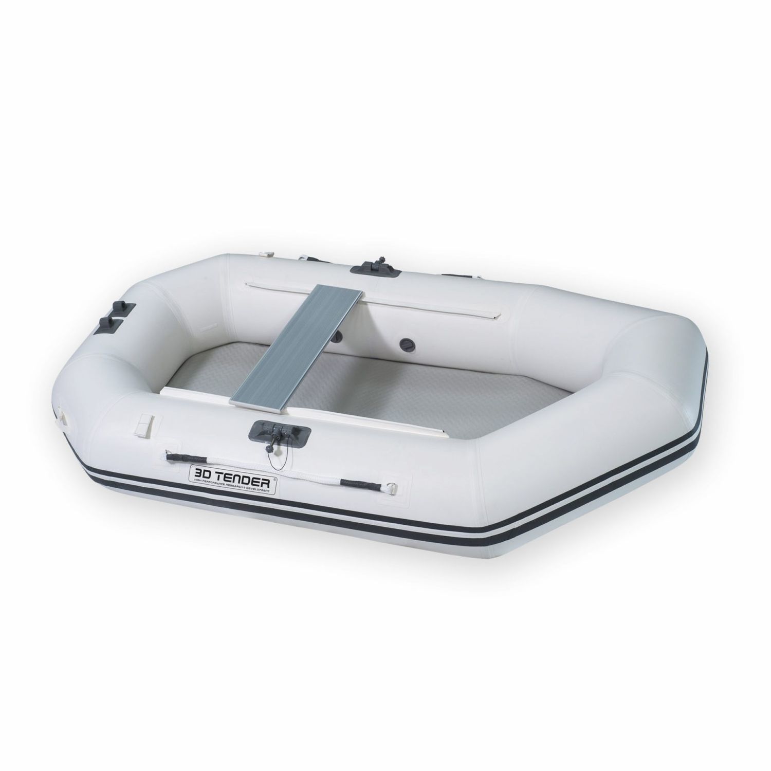 Outboard inflatable boat - TWRA 160 - 3D MARINE - foldable / open / 1 ...