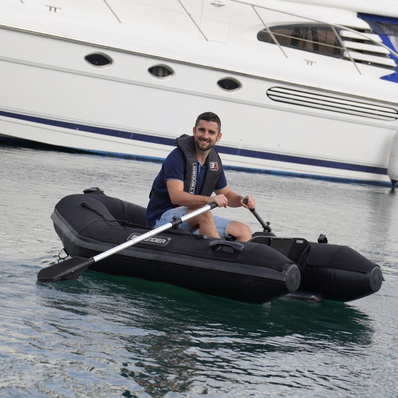 Outboard inflatable boat - TWIN VIB AIR 300 - 3D MARINE - foldable ...