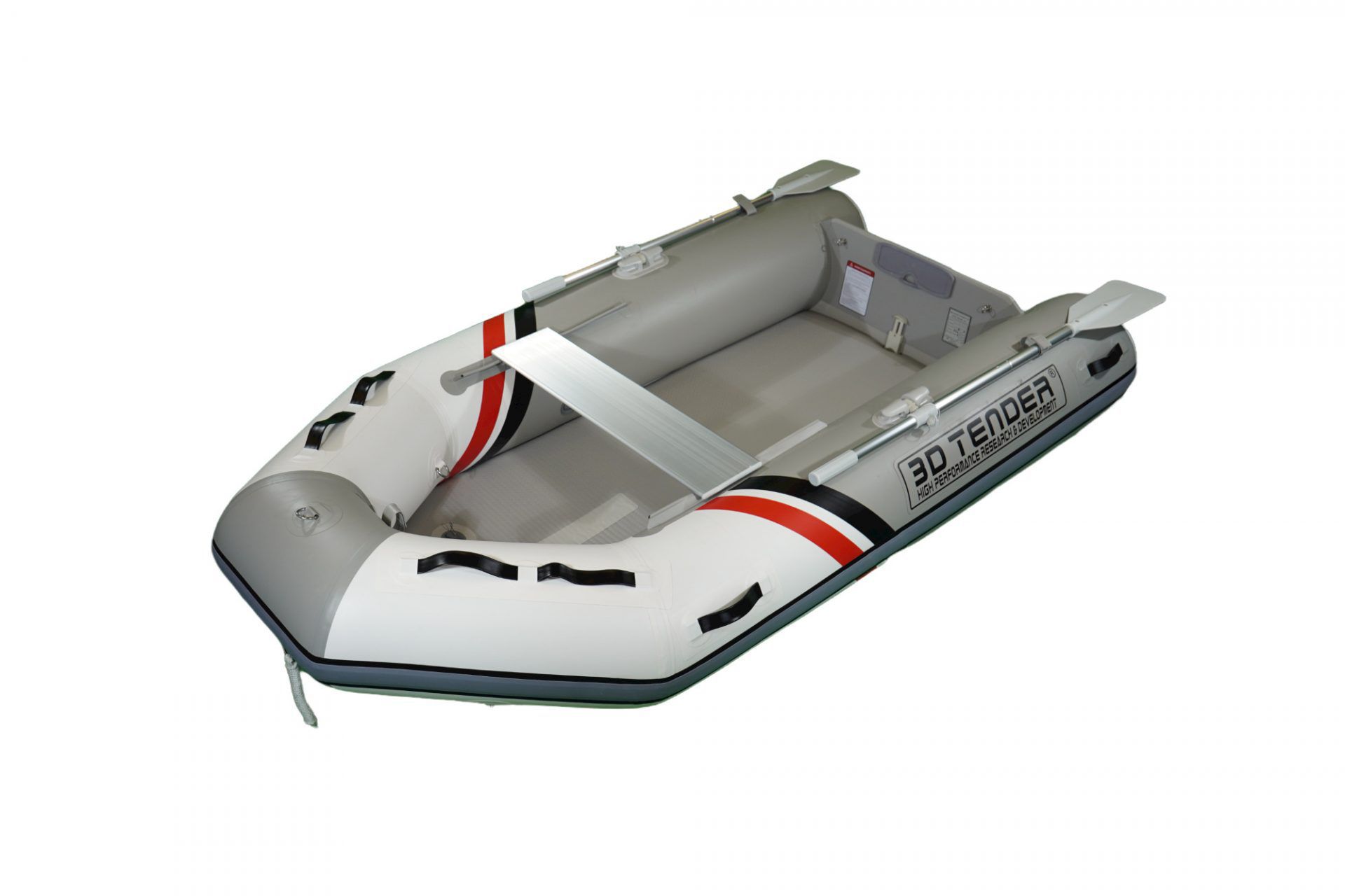 Outboard inflatable boat - V-SHAPE 160 - 3D MARINE - foldable / open / sea