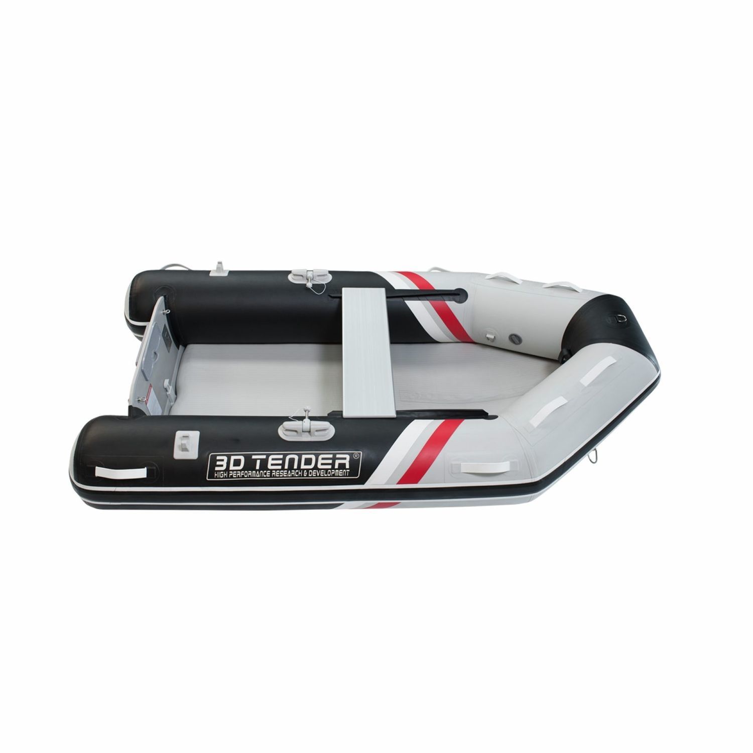Outboard inflatable boat - V-SHAPE 290 - 3D MARINE - foldable / open / sea
