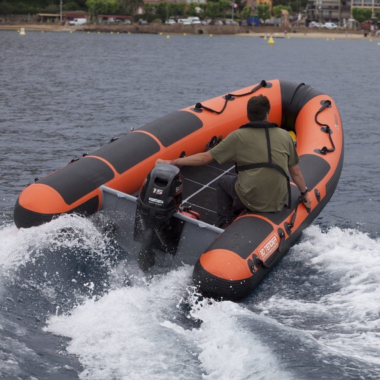 Search and rescue boat - 430 - 3D MARINE - outboard / aluminum / rigid ...