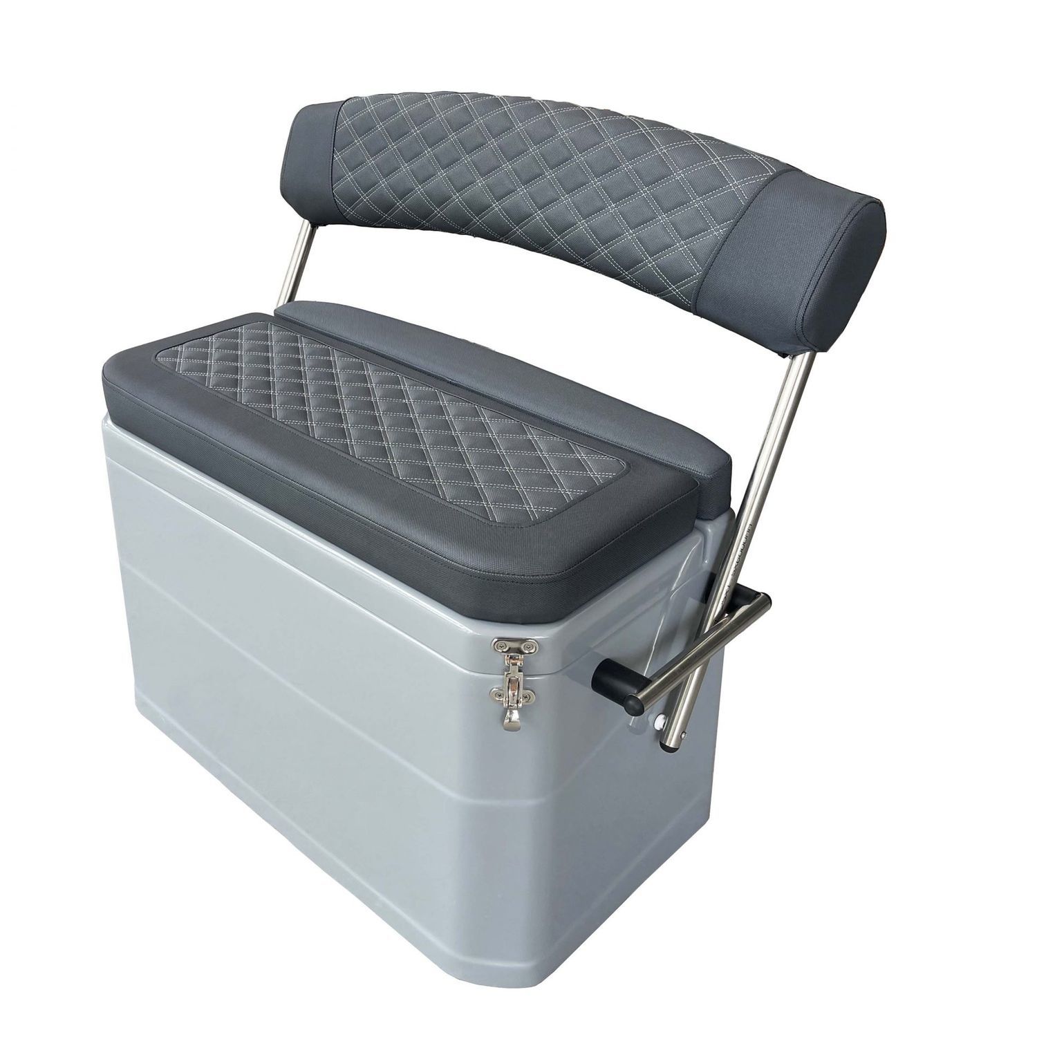 Boat bench seat - B03 - 3D MARINE - 2-person / gray / composite frames