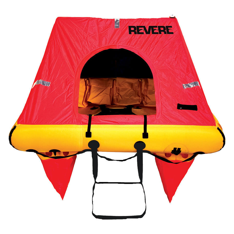 Boat liferaft - ELITE™ 4 VALISE - Revere Survival Products - coastal ...