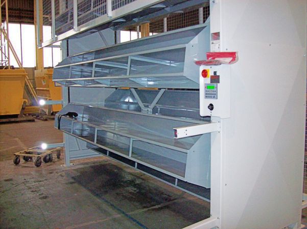 Shipyard storage rack - Shelving Carousel - Vidir Machine Inc. - rotary ...