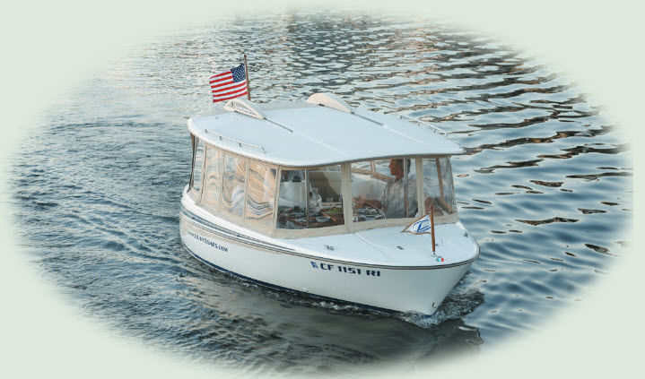 Inboard small boat - 204 - LEAR ELECTRIC BOATS - electric / open / T-Top