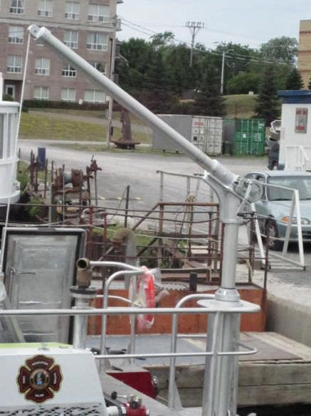 Boat davit - 5000R - Atkins & Hoyle Ltd. - electric / rotating