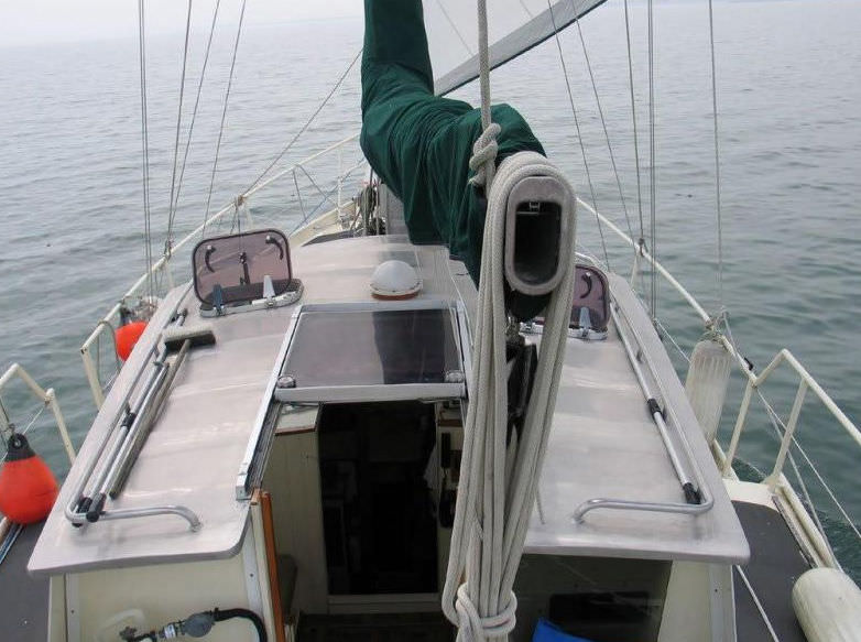 Companionway door - XR360 - Atkins & Hoyle Ltd. - for boat / sliding