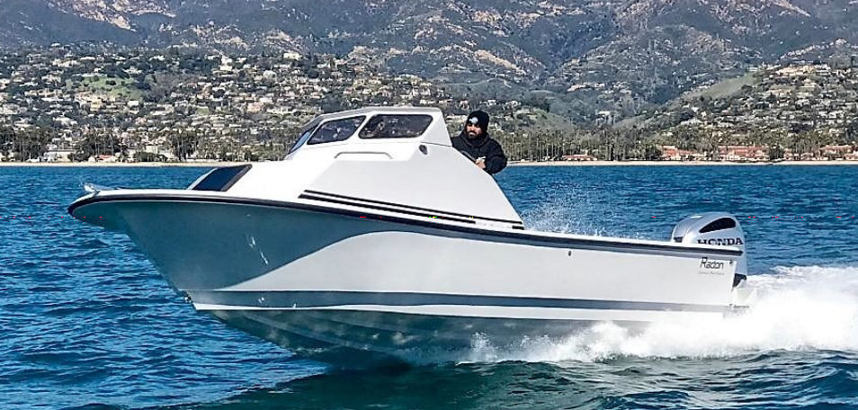 Outboard day cruiser - 20 - Radon - open / dive / sport-fishing