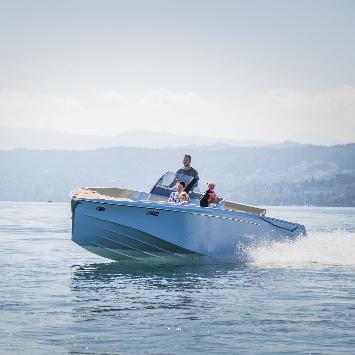 Yacht tender center console boat - OVATION 7.6 - Ganz Boats - inboard ...