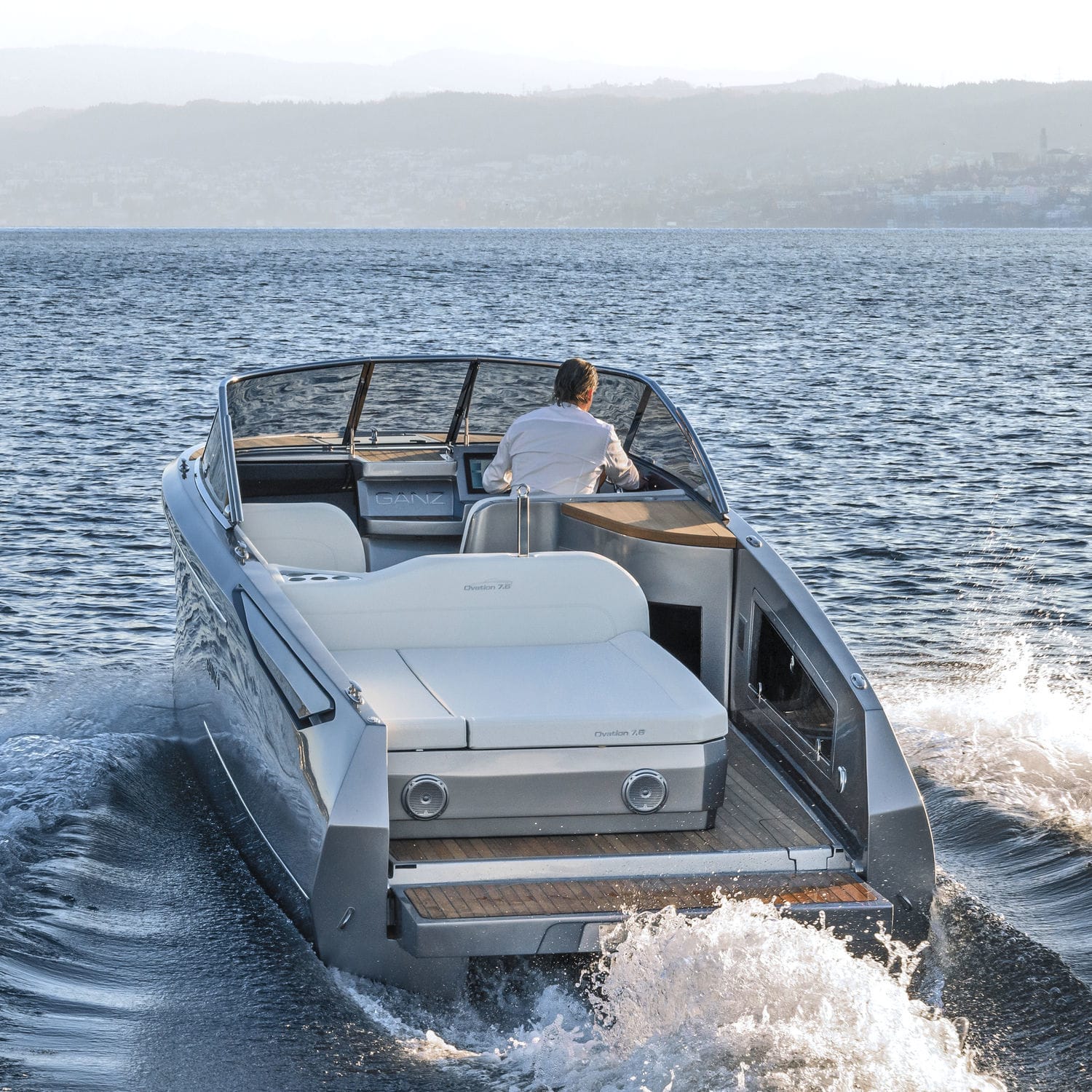 Inboard runabout - Ovation 7.6 Cabin - Ganz Boats - diesel / hybrid ...