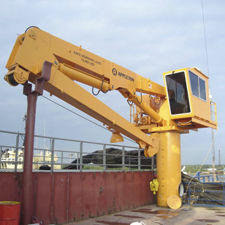 Ship crane - KB - Appleton Marine Inc - for decks / knuckle boom