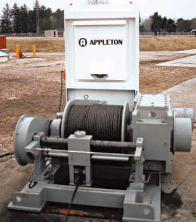 Ship winch - AHAW/MW - Appleton Marine Inc - hydraulic drive / single-drum
