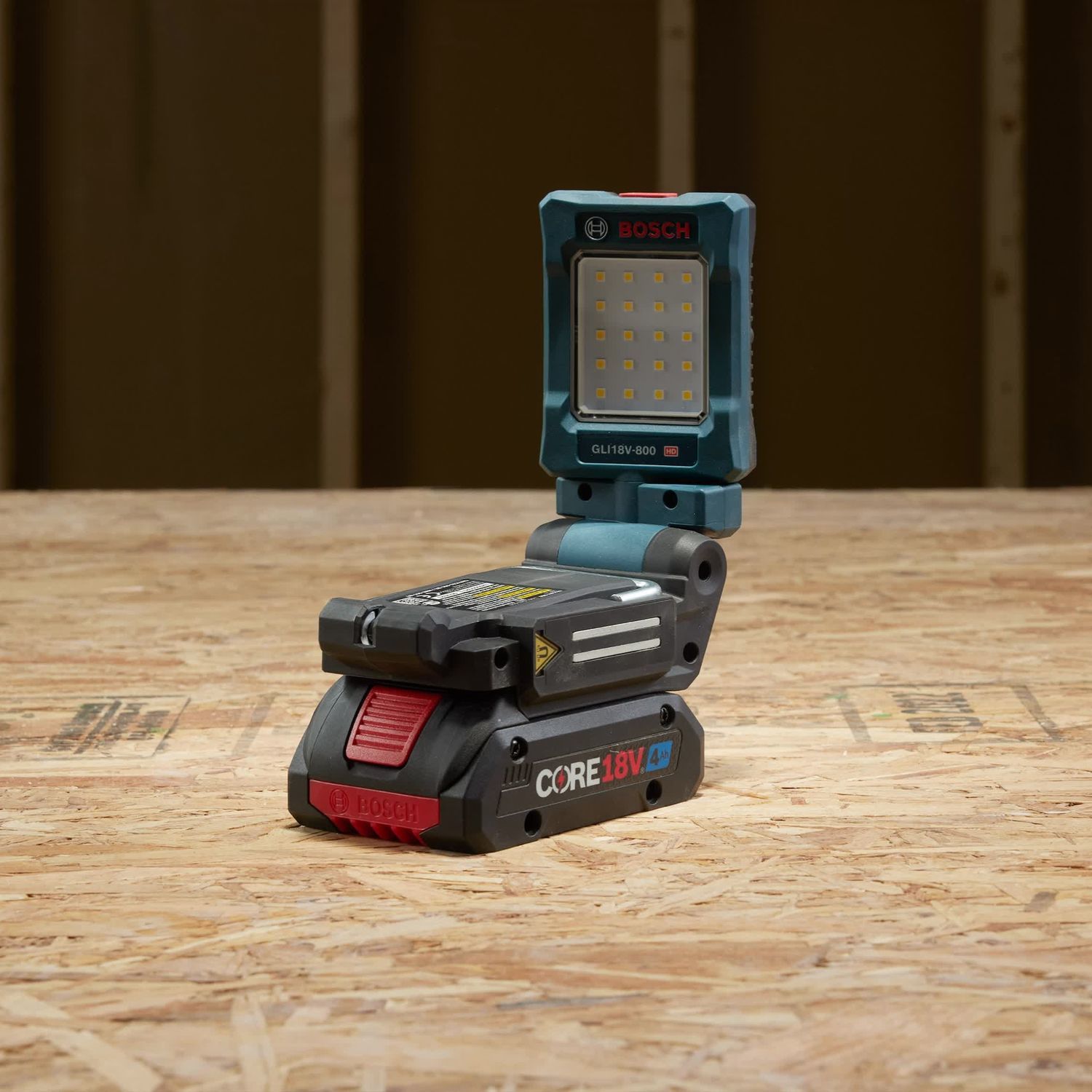 Indoor light - GLI18V-800N - Bosch Tools - for shipyards / workshop / LED