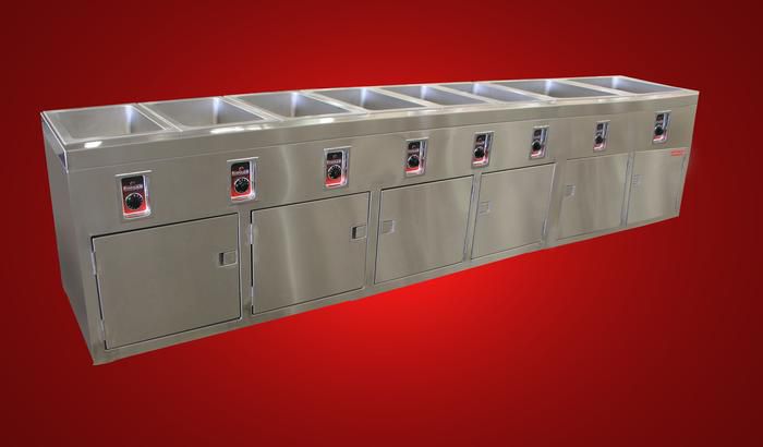 Ship hot food counter - HFC8T-2M-S / HFC8T-2M-SN - Cospolich ...