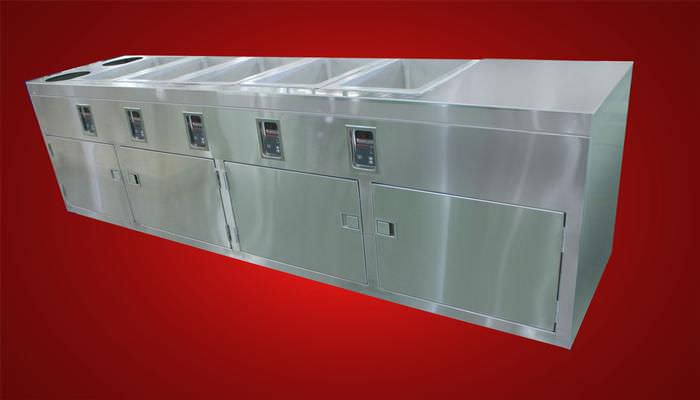 Ship hot food counter - HFC6T2B-2M-SNM-MLR - Cospolich Refrigerator Co