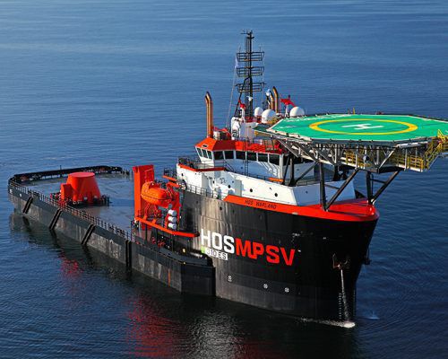 Platform supply vessel (PSV) offshore support vessel - HOS WARLAND ...