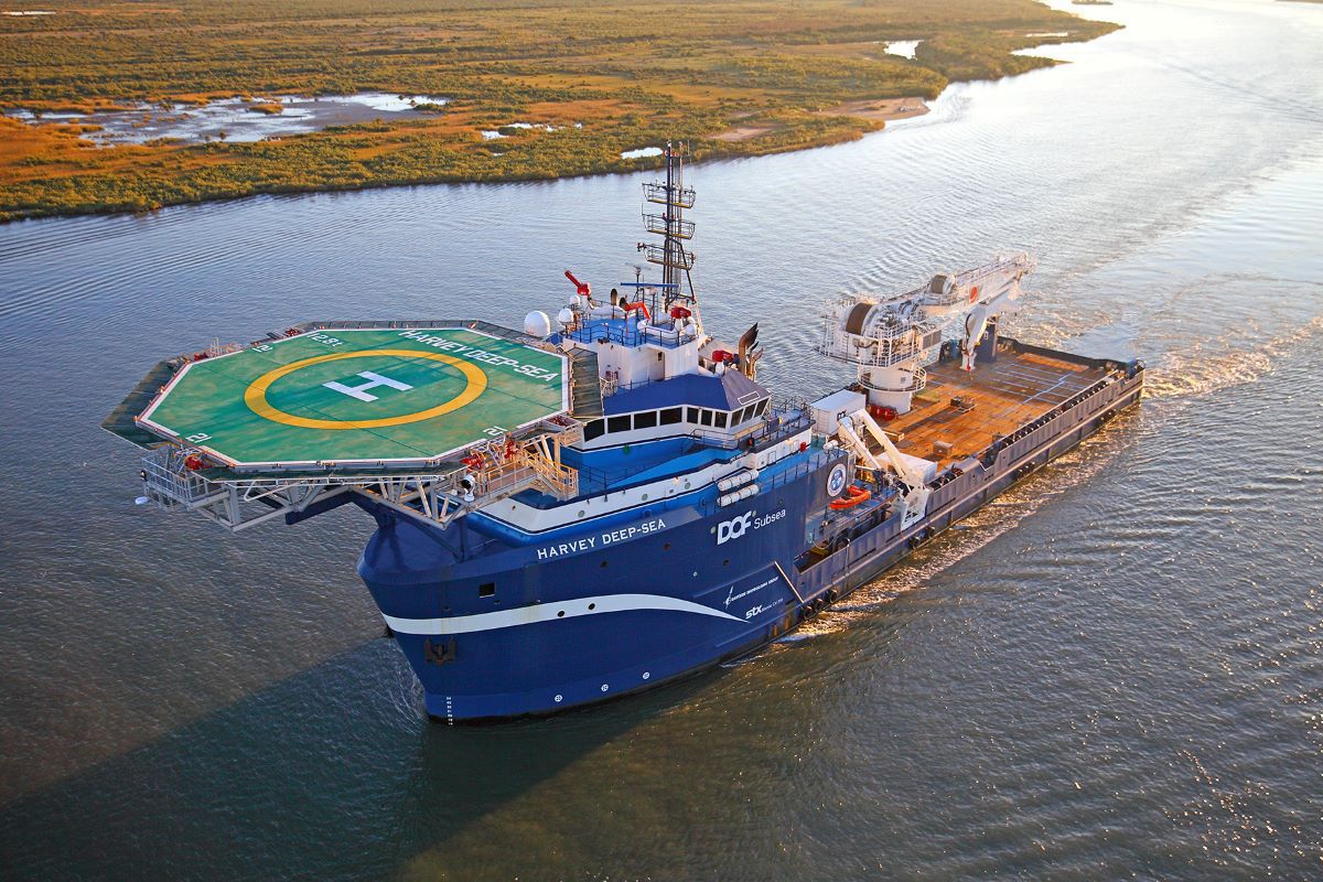 Construction vessel multi-purpose vessel - Harvey Deep Sea - Eastern ...