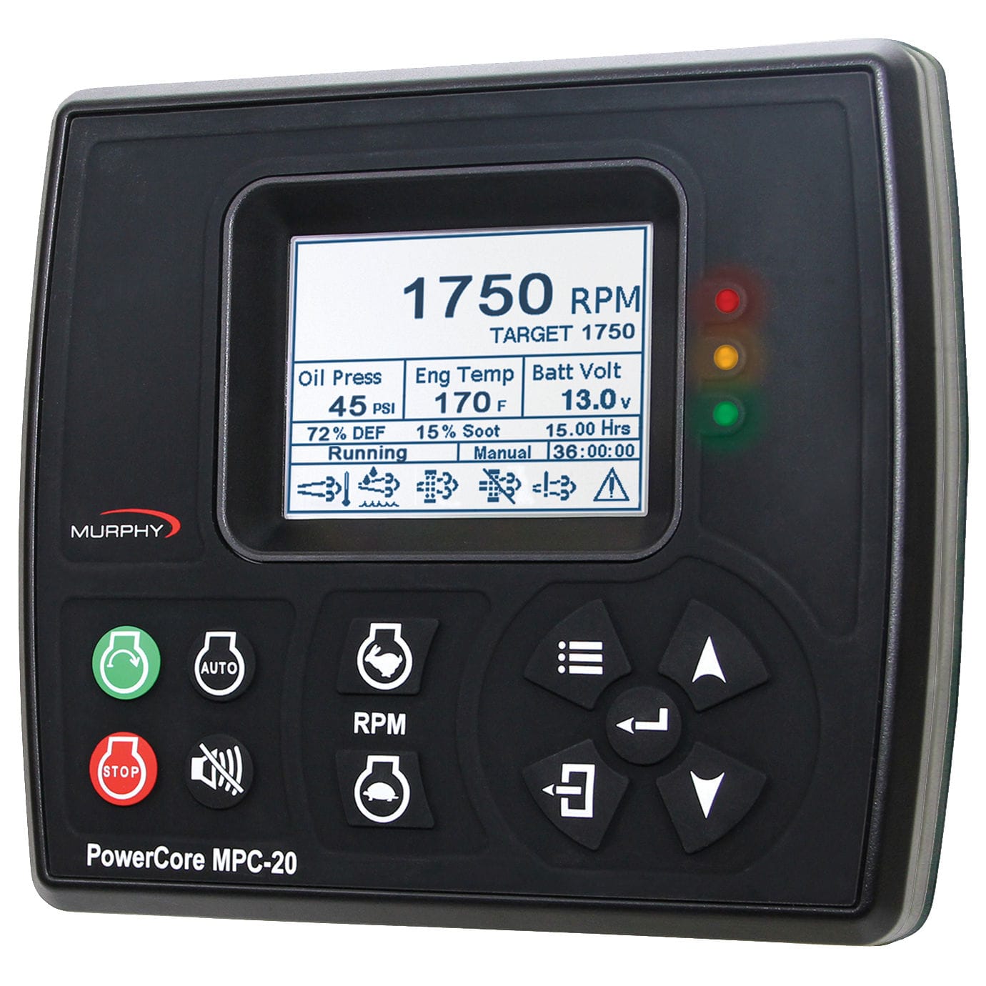 Boat control panel - PowerCore® MPC-20 - FW Murphy - motor / with alarm