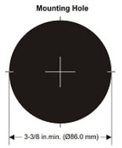 Analog tachometer - AT / ATH - FW Murphy - for boats / with engine hour ...