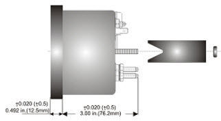 Analog tachometer - AT / ATH - FW Murphy - for boats / with engine hour ...