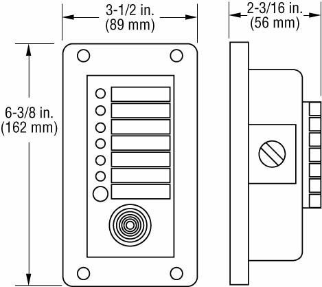 Ship monitoring and control panel - SELECTRONIC® - FW Murphy - alarm system