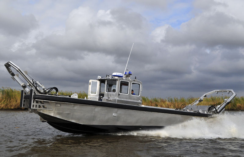 Patrol boat - 36 COURAGEOUS - Metal Shark Aluminum Boats - inboard ...