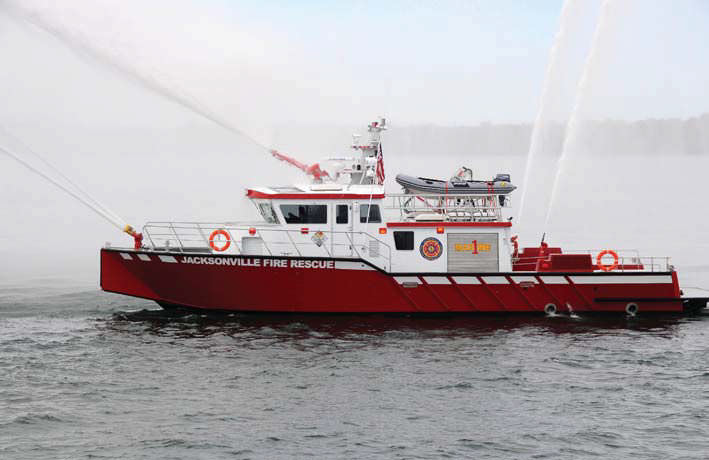 Fireboat - FireStorm 70 - Metalcraft Marine Inc - inboard waterjet ...