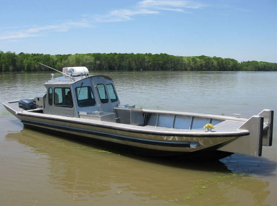 Logistics transport boat - 3296DVWB2 - Scully's Aluminum Boats ...