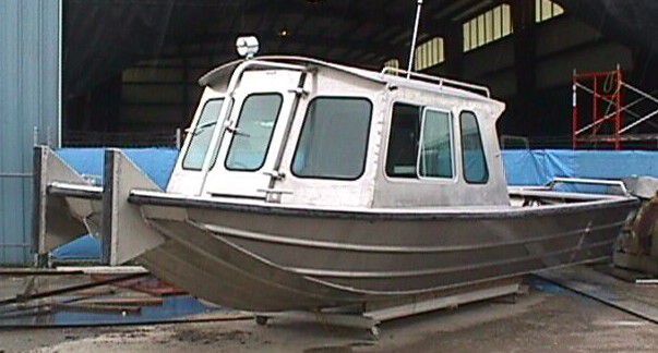 Work boat - 2684VWB - Scully's Aluminum Boats - inboard / aluminum