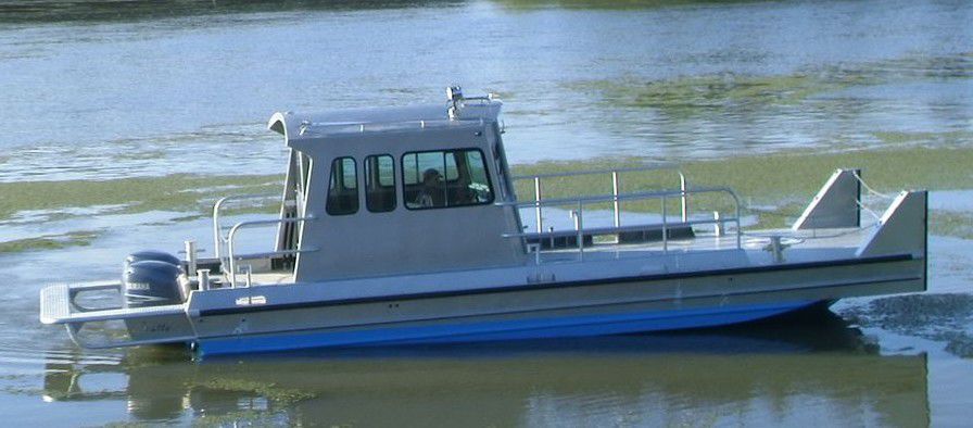 Work barge - 3010BV - Scully's Aluminum Boats - outboard / aluminum