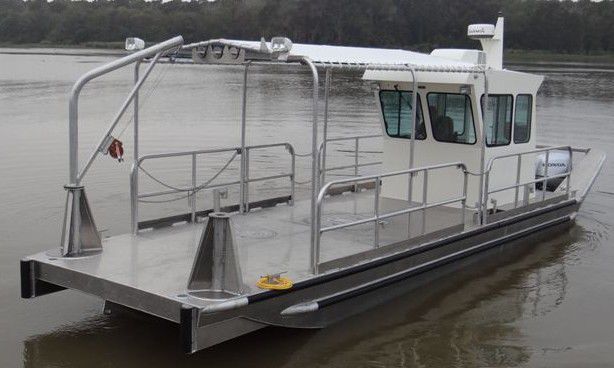 Work barge - 3010BF - Scully's Aluminum Boats - outboard / aluminum
