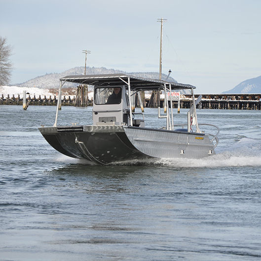Utility boat - CATHEDRAL 23' - Workskiff Inc - outboard / aluminum ...
