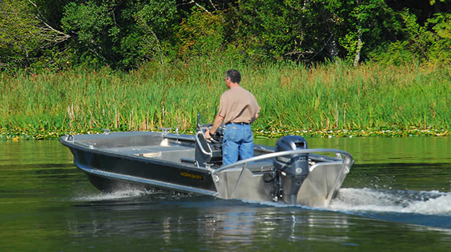 Utility boat professional boat - SUPER JON 17' - Workskiff Inc ...