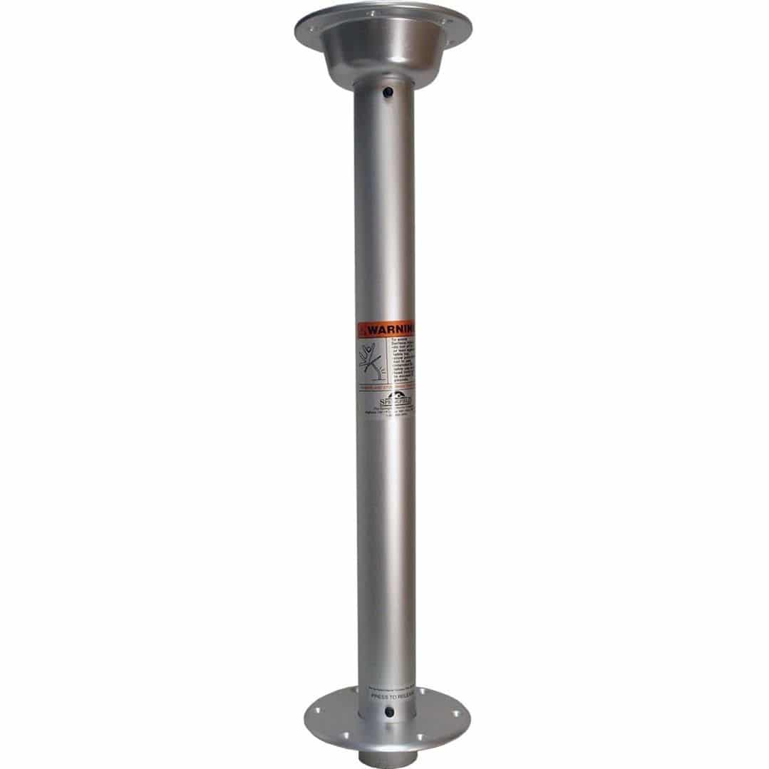 Aluminum table pedestal - 1660029-L - Springfield Marine