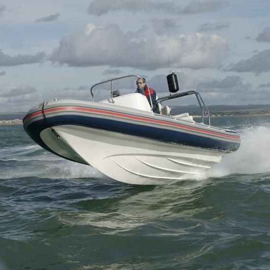 Outboard inflatable boat - 750 RS - Parker RIBS - diesel / twin-engine ...