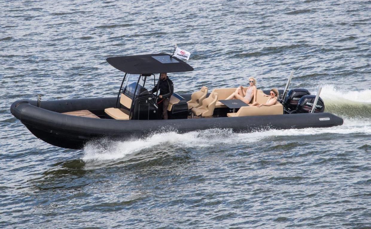 Outboard inflatable boat - 1000 GT - Parker RIBS - twin-engine / rigid ...