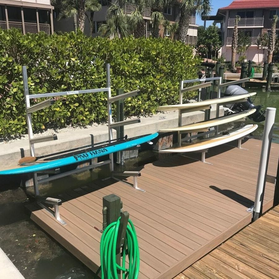 Kayak rack - AccuDock - for stand-up paddle boards