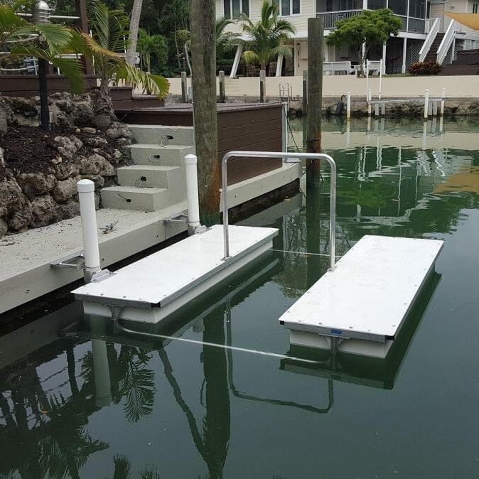 Kayak launching ramp - AccuDock - floating for canoes