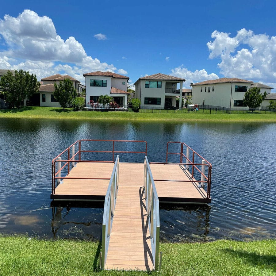 Floating dock - AccuDock - mooring / for fishing