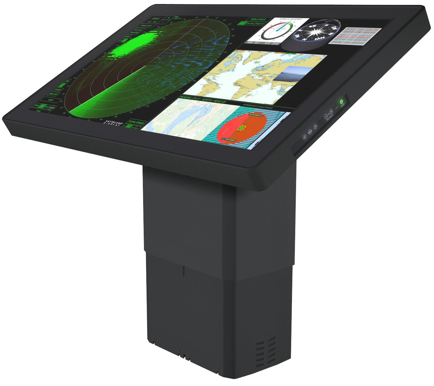 Ship monitor - HD 55T22 MVD-T - Hatteland Display AS - multi-function ...