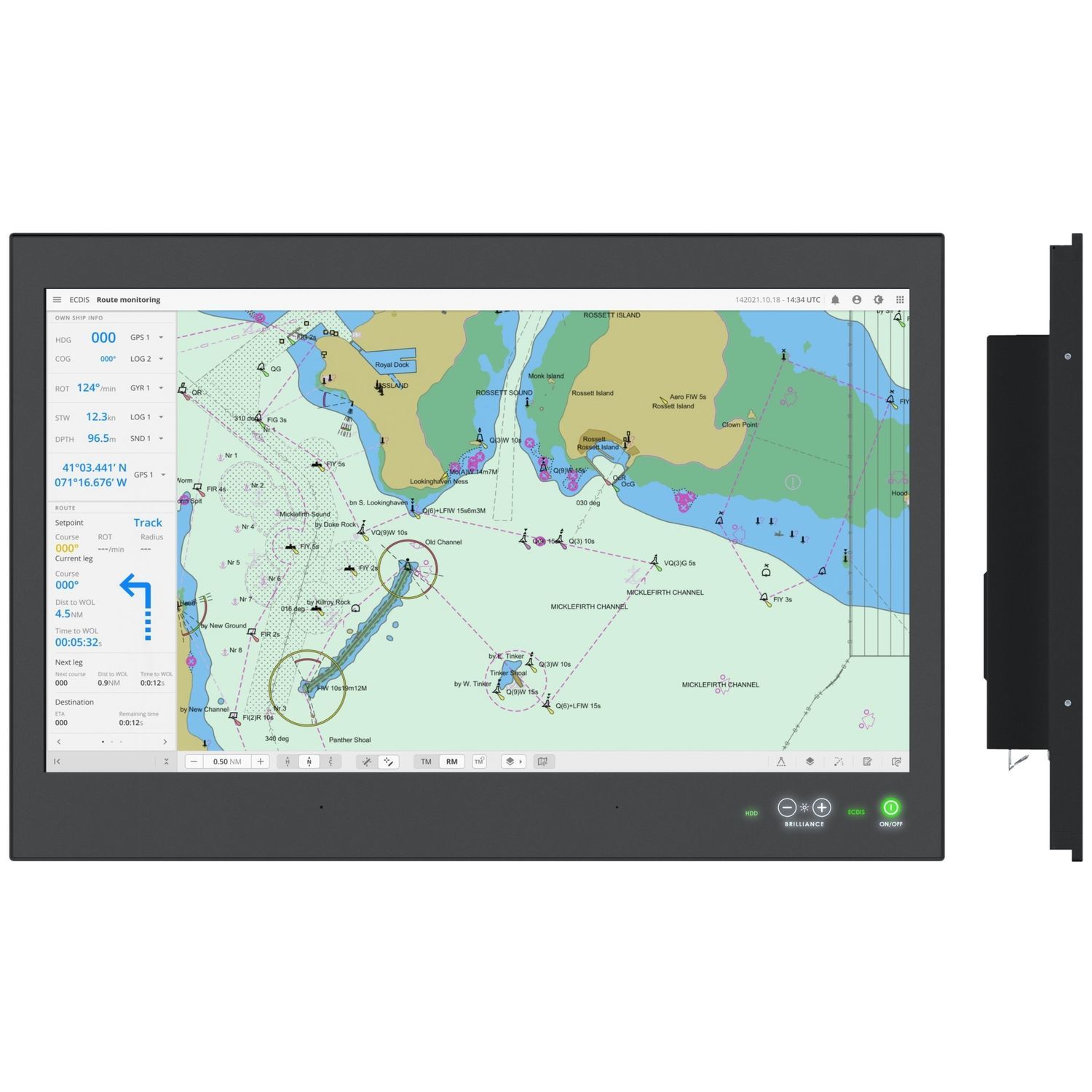 Ship panel PC - HD 27T26 MMC - Hatteland Display AS - built-in / touch ...