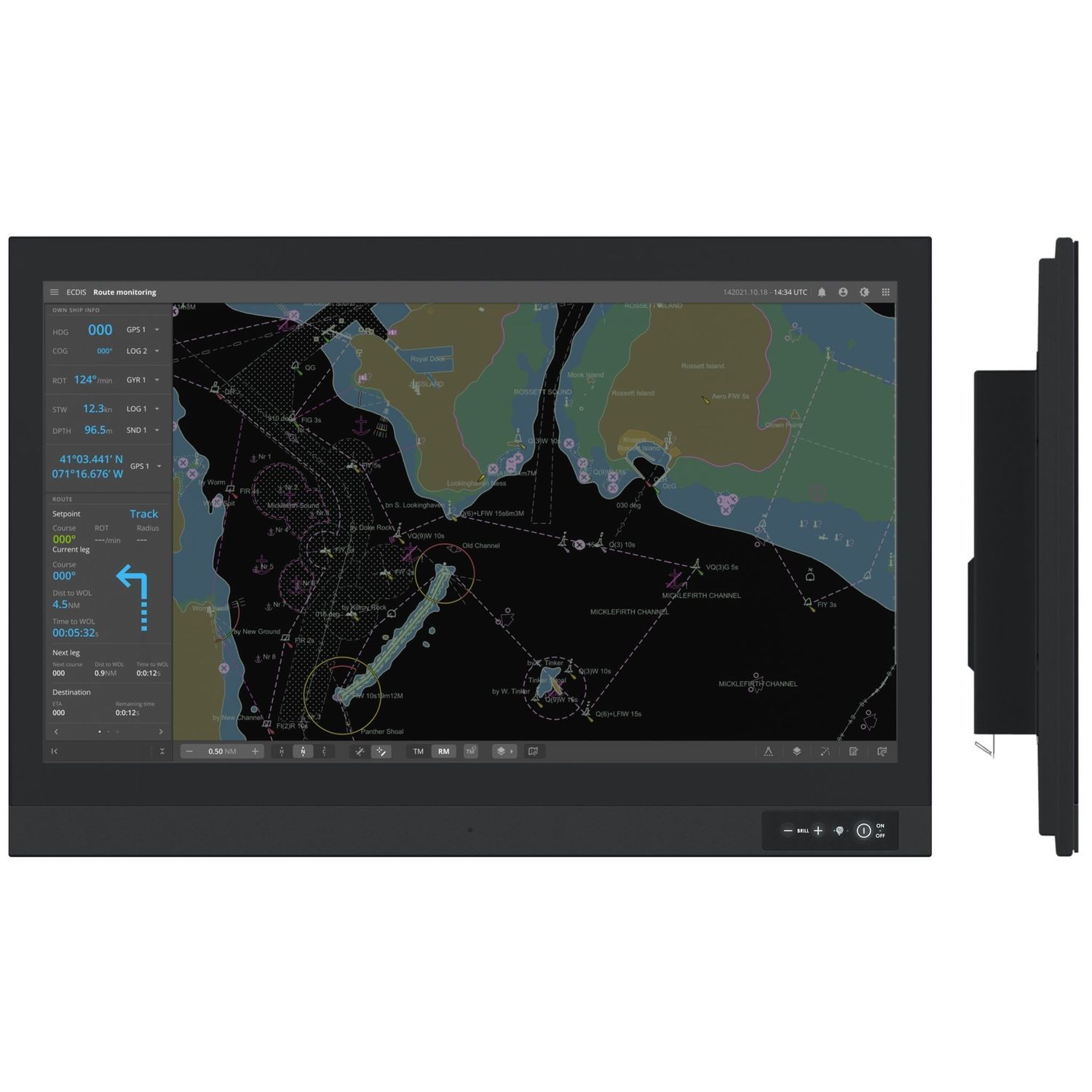 Ship panel PC - HD 27T36 MMC - Hatteland Display AS - built-in / touch ...