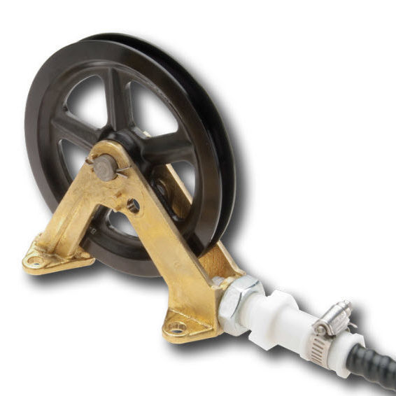 Single block - 881BR-6AL - Edson Marine - base plate / plain bearing / boat