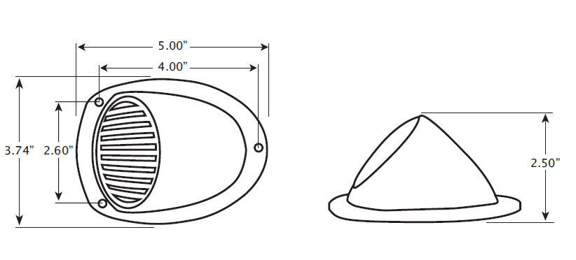 Digital horn - 542 SERIES - Innovative Lighting Corp - for boats
