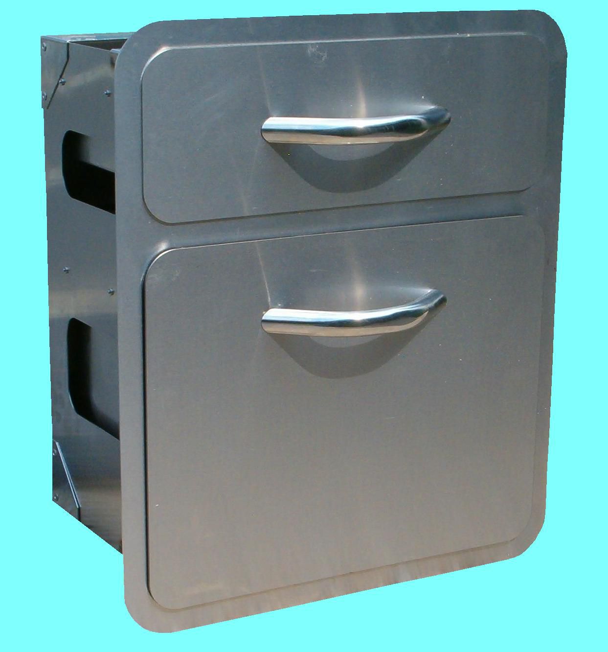 Recessed storage cabinet - #3 Brush Finish - Metal Moulding