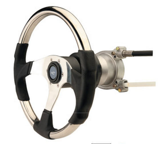 Motor boat steering - ZTS - Pretech - mechanical