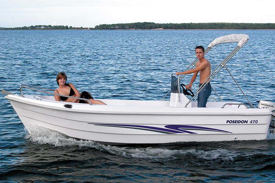 Outboard center console boat - FISH 4.70 T - Biskinis Bros S.A. - sport ...